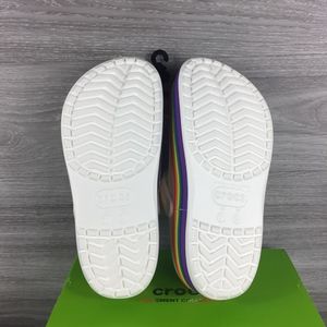 CROCS | Shoes | Crocs Crocband Platform Rainbow Clog Unisex | Poshmark